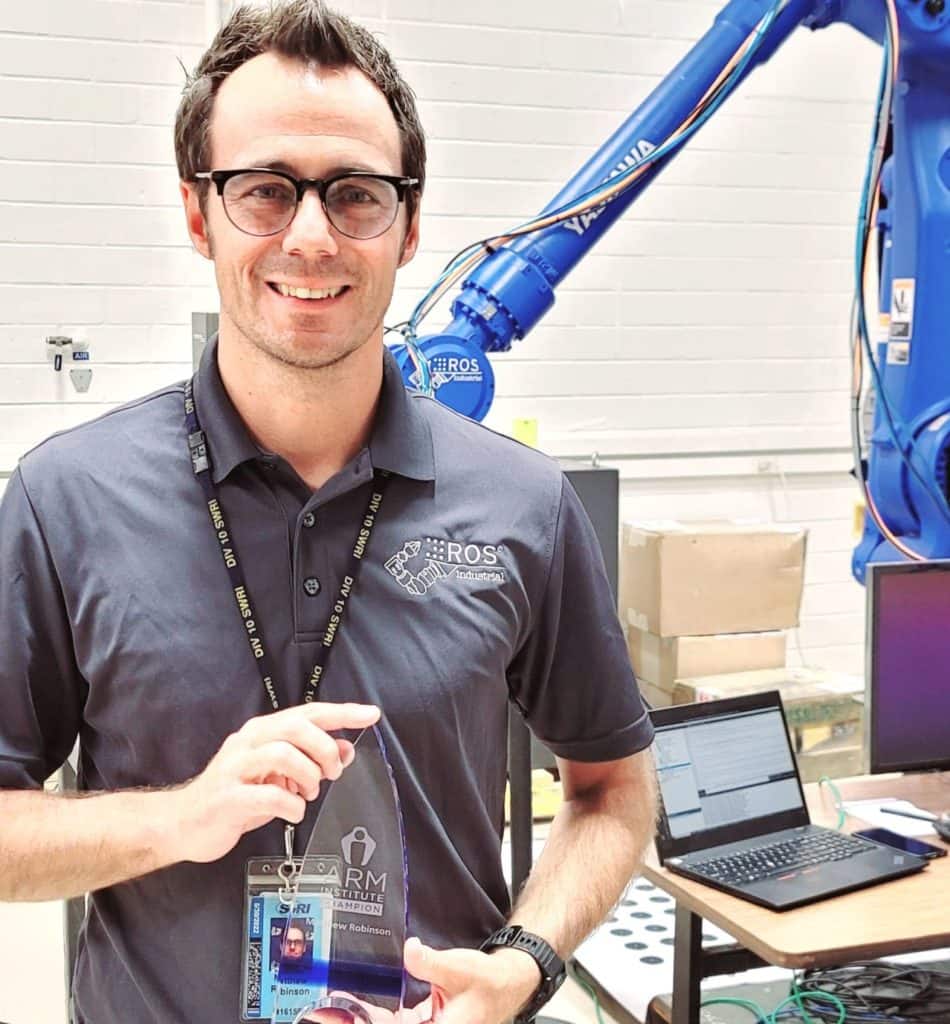 Five Questions with Matt Robinson, SwRI & ROS-Industrial - ARM Institute